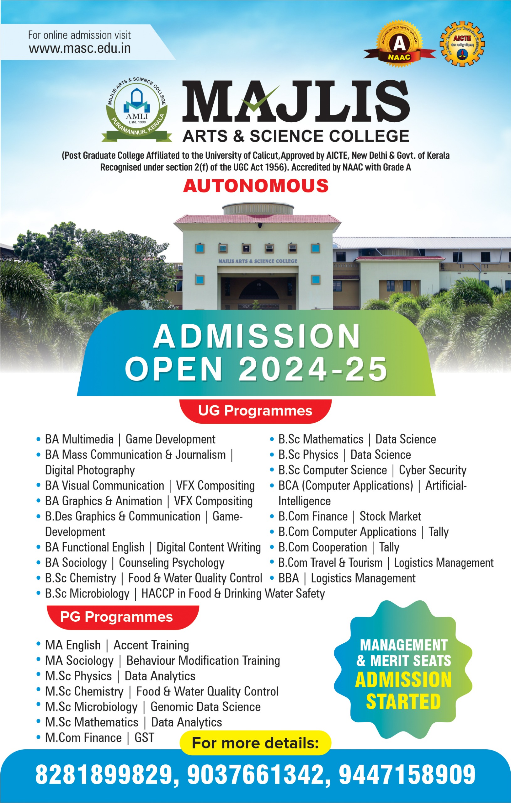 Majlis Arts and Science College (Autonomous)