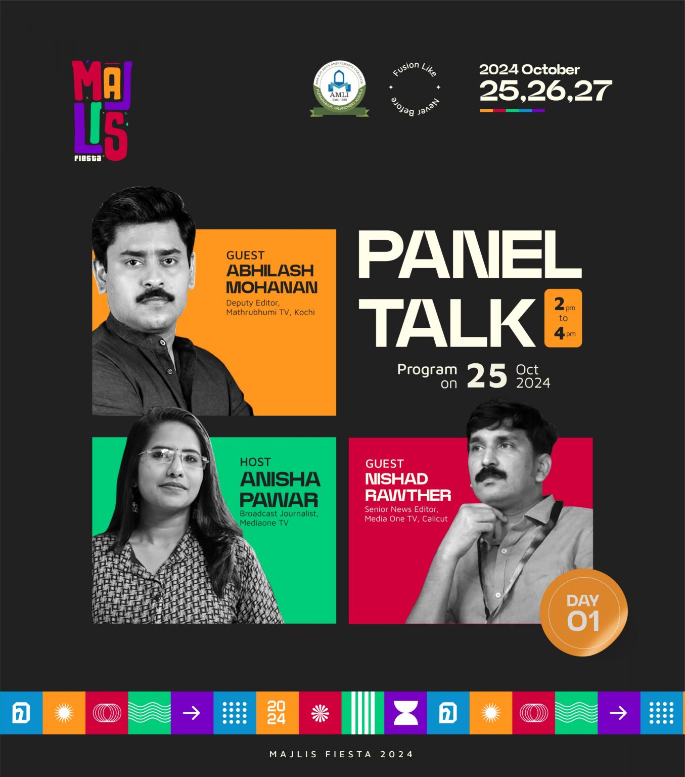 Majlis Fiesta: Panel Talk : Majlis Arts and Science College (Autonomous)