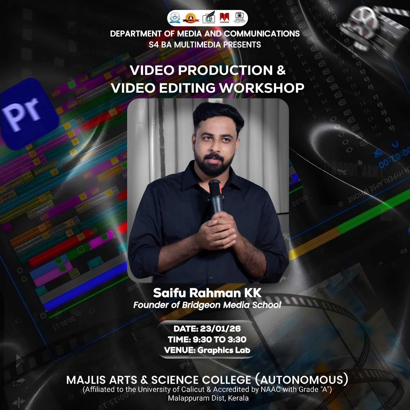 Video Production & Video Editing Workshop 🎬 ️ Lights, Camera, Edit! 🎞️ ...